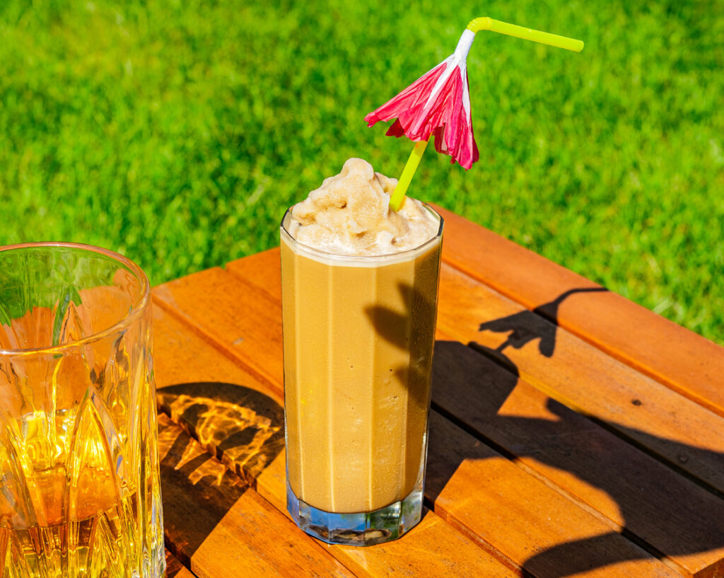 Boozy Rum Coffee Slushie, Yum! - Cameron's Coffee